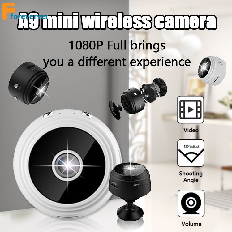 A9 Wireless Mini Camera Wifi+1080P CCTV Infrared Camera Smart Security ...