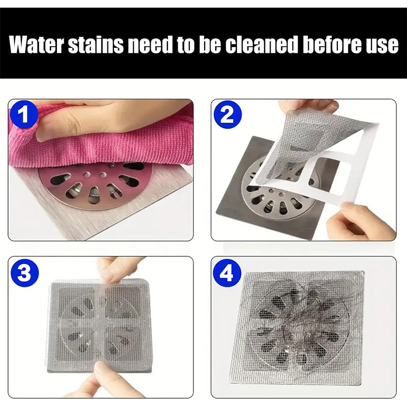 Disposable Floor Drain Sticker, Disposable Hair Drain Stickers, Sink ...