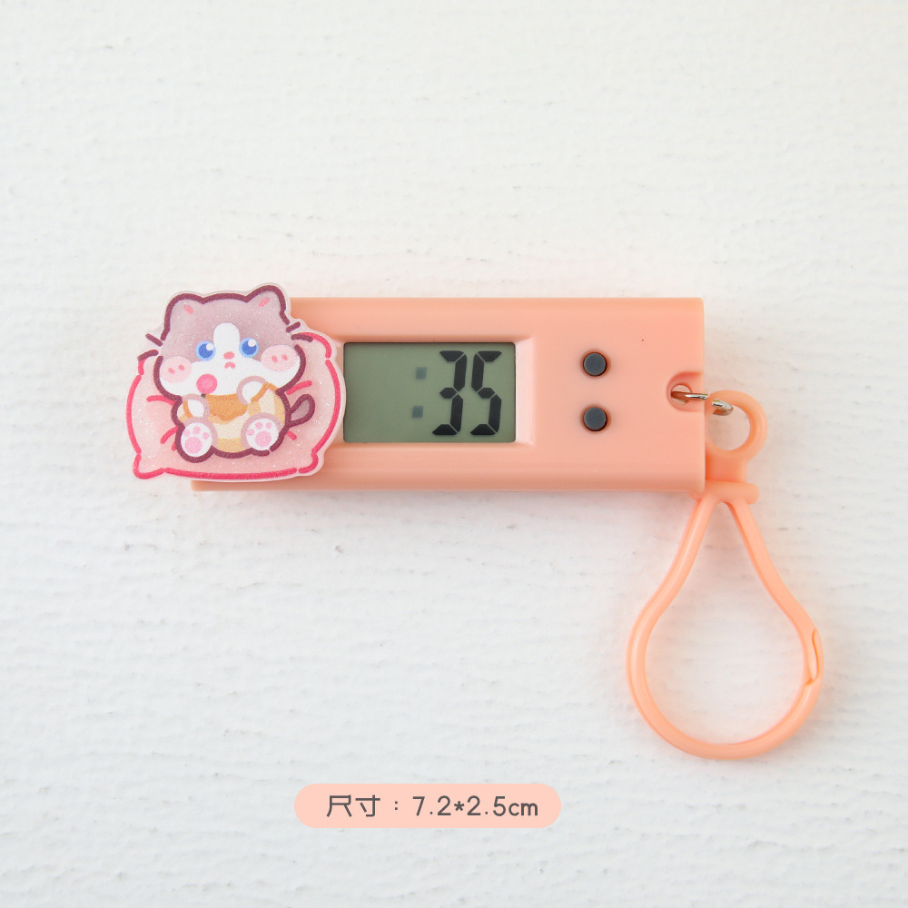 【Very good-looking】Charming Mini Electronic Wall Clock Portable Cartoon ...