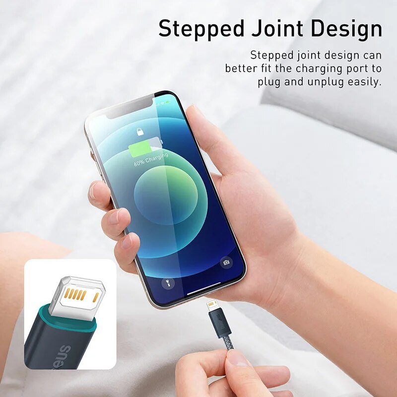 Baseus USB Cable for iPhone 14 13 Pro Max Fast Charging USB Cable for ...