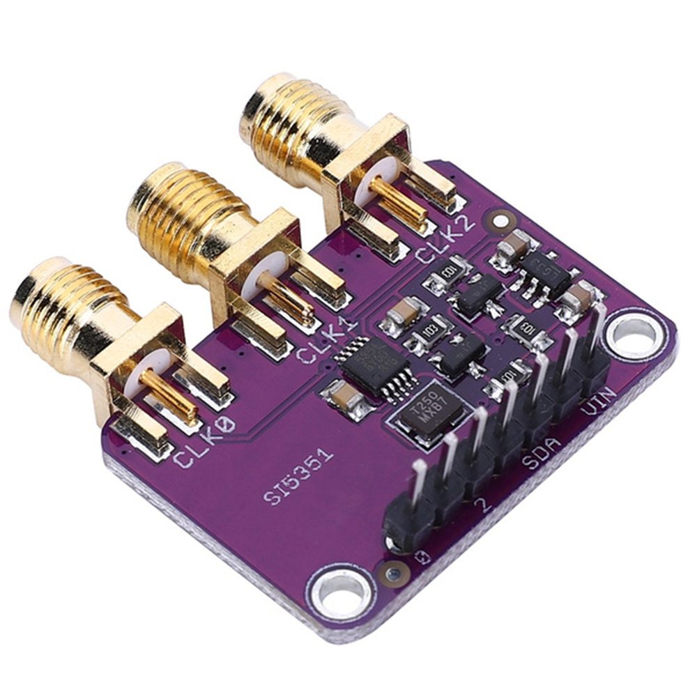 Wave Frequency Electronics Si5351 I2C Clock 8KHz-160MHz Board Module ...