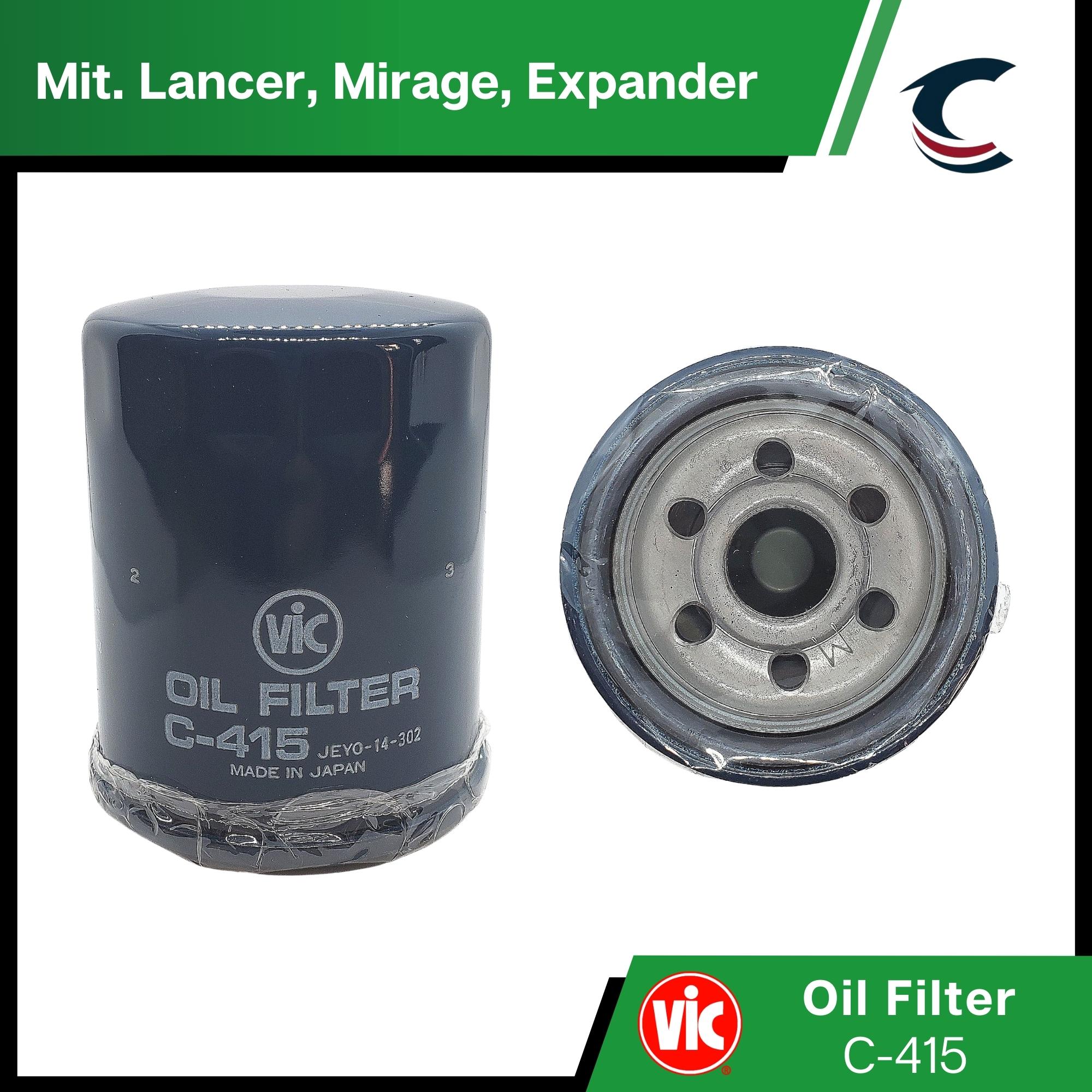 VIC Oil Filter Japan (C-415) for Mit. Lancer, Mirage, Expander | Lazada PH