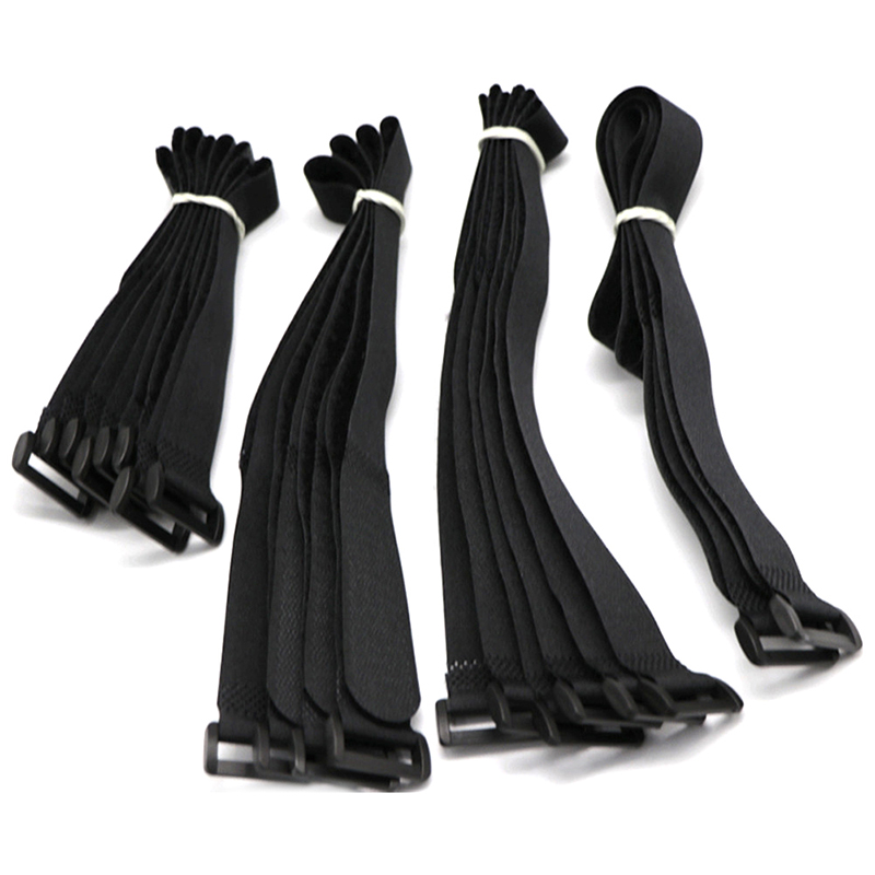 10 PC 2*20cm Reusable Fastening Bike Tie Nylon Hook & Loop Durable ...