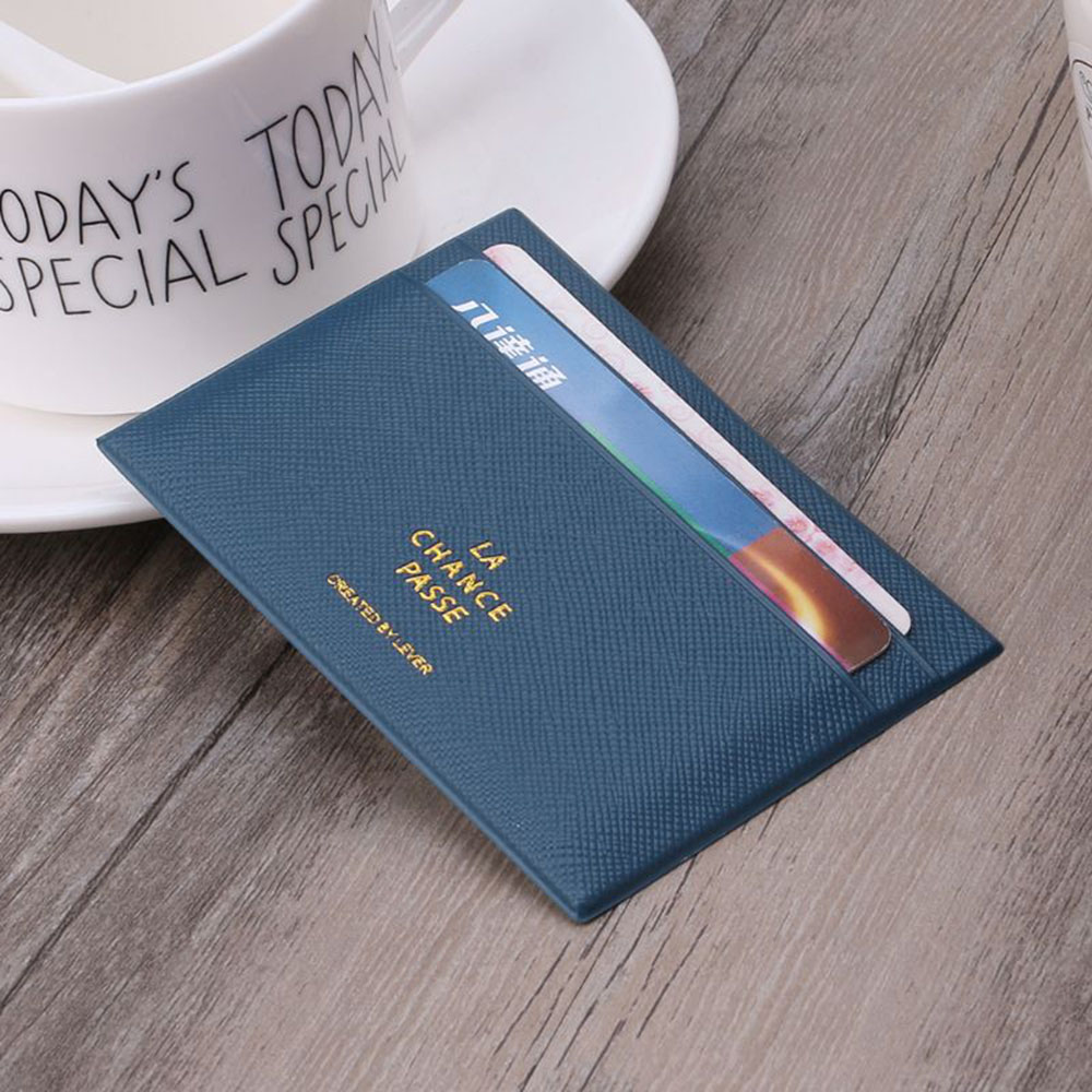 Boys Small PVC Thin Credit ID Card Business Wallet Coin Pouch Slim Card ...