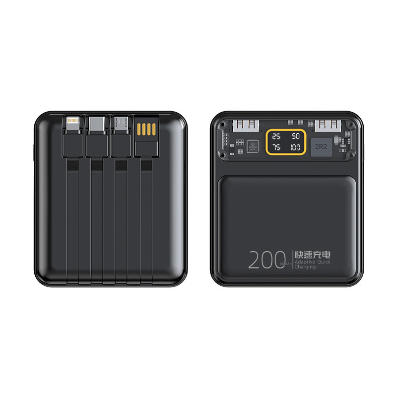 100W Super Fast Charging Power Bank Portable Powerbank 20000 Mah 4 in 1 ...