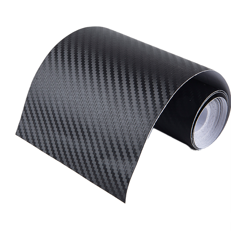 3D Carbon Fiber Car Sticker Paste Protector Door Side Anti Scratch Tape ...