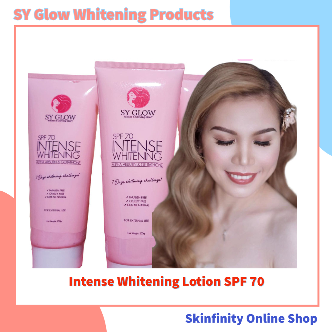 SY GLOW Intense Whitening Lotion SPF70 Manila Area | Lazada PH