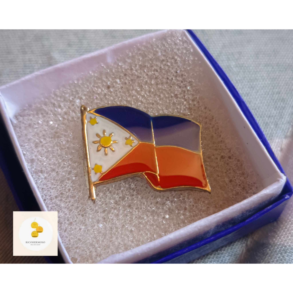 PHILIPPINES FLAG COLLAR PIN BROOCH | Lazada