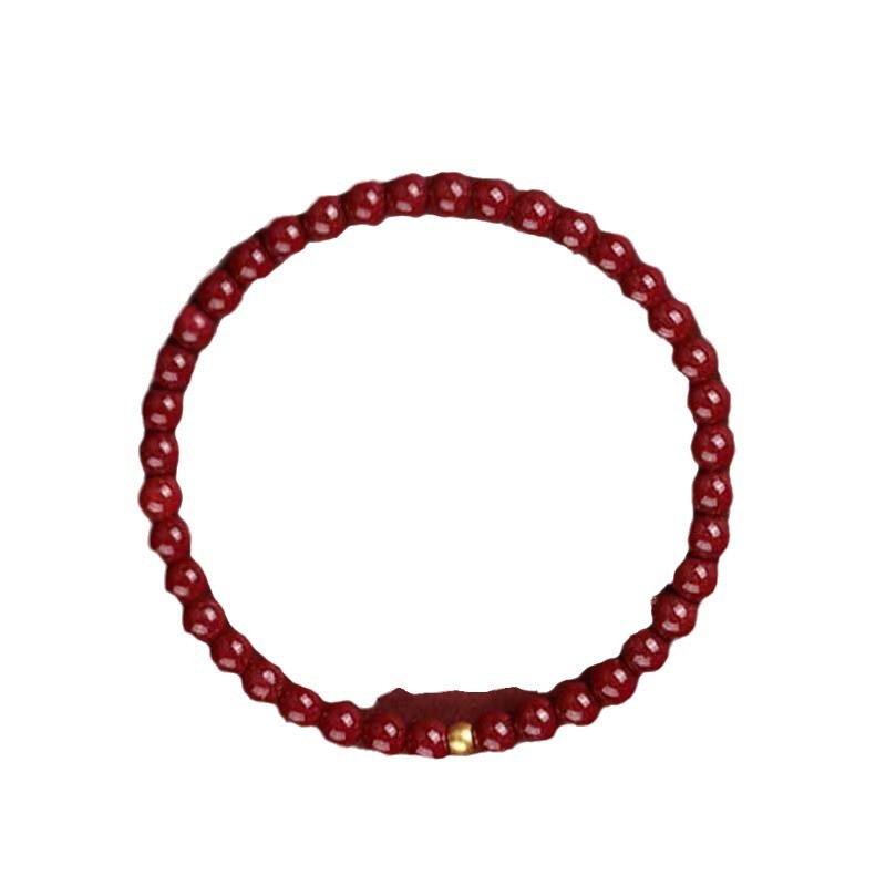 Cinnabar Men's and Women's Purple Gold Sand Bracelet All-match Simple ...