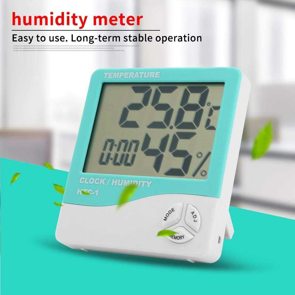 Alat LCD Termometer Higrometer Pengukur Suhu Kelembapan Ruangan ...