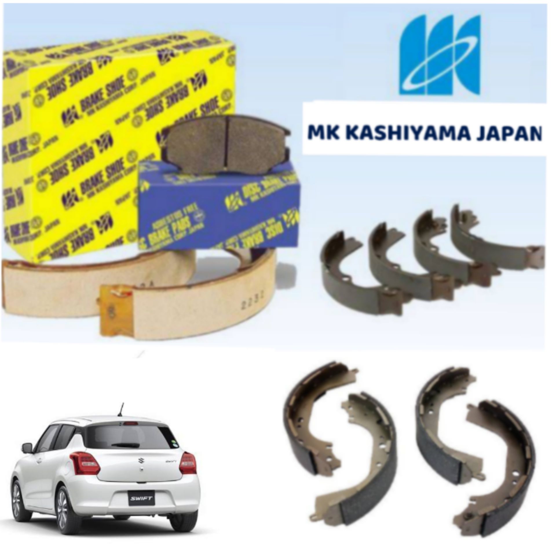 Rear Brake Shoe Suzuki Swift New MK JAPAN | Daraz.pk