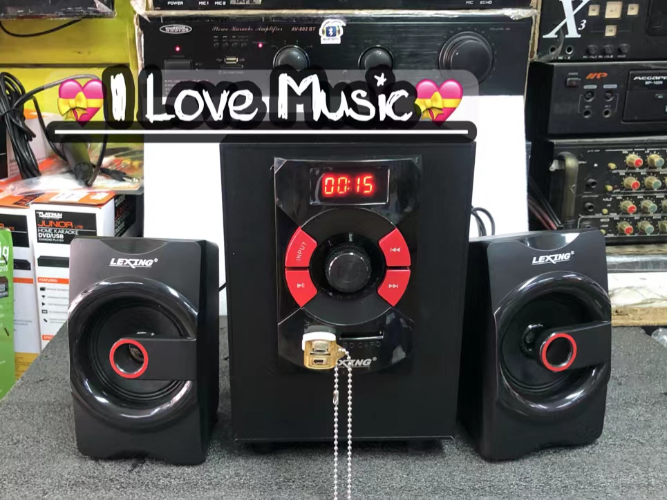 Lexing LX-518 Multimedia Bluetooth Speaker System FM/SD/USB input ...