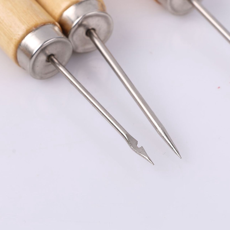 Wooden Handle Awls Diy Tent Sewing Awl Shoes Repair Tool Hand Stitcher ...