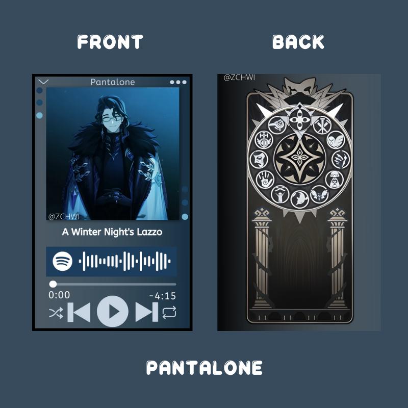 Genshin Impact Fatui Harbingers Spotify Card | Lazada PH