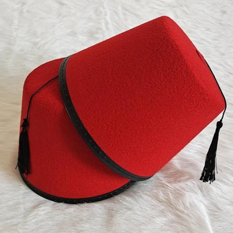 【Fast-selling】 Tarboosh Fez Hat For Men Red Moroccan Hat Ottoman Hat ...