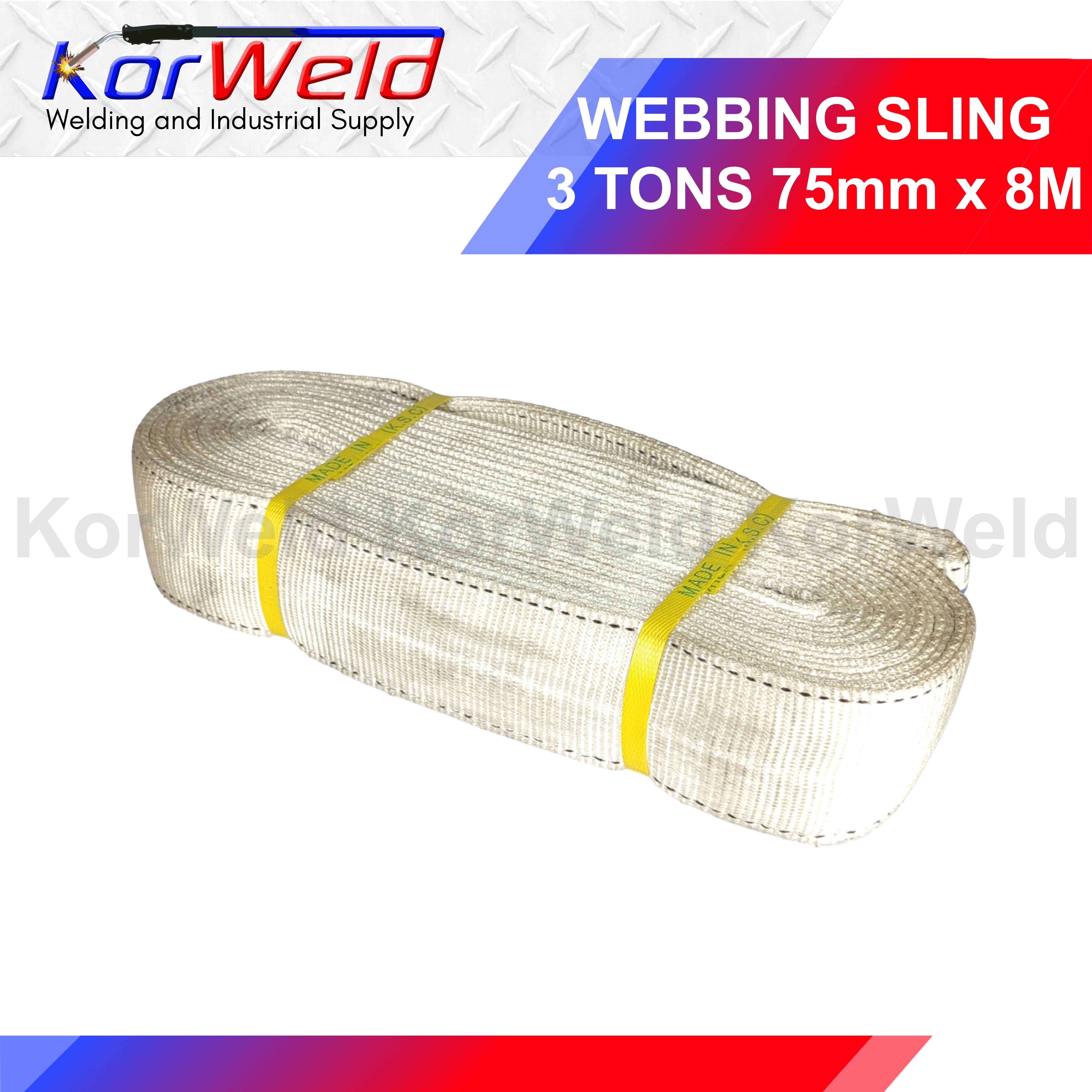 Webbing Sling - 3 Tons 75mm x 8m | Lazada PH