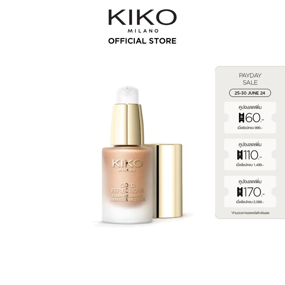 KIKO MILANO GOLD REFLECTIONS FLAWLESS MIRAGE LUMINOUS FACE BASE โกลด์ ...