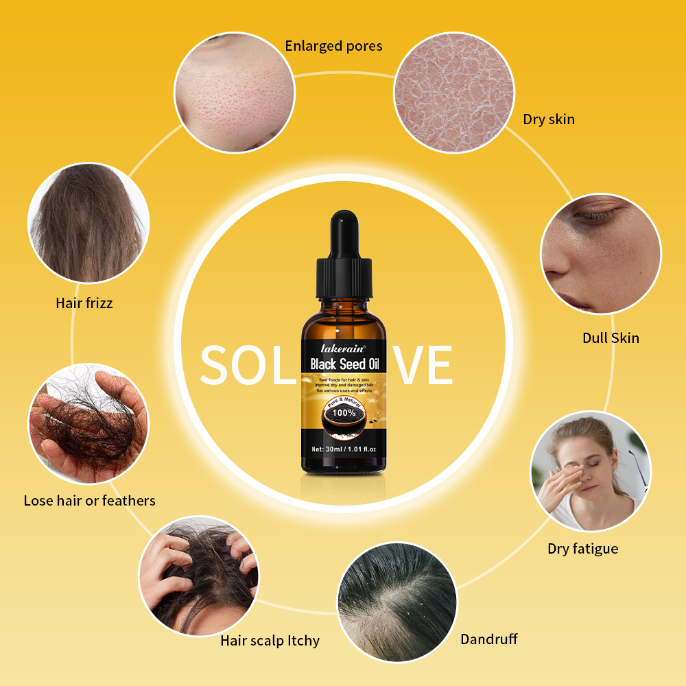 30ml Natural Essential Oils Plant Extract Serum Massage Oil For Hair ...