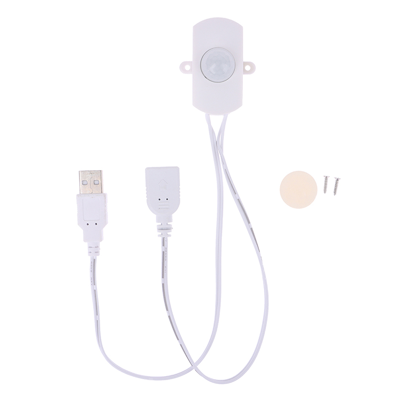 💖New Production💖 USB PIR Motion Sensor Switch Body Infrared Intelligent ...