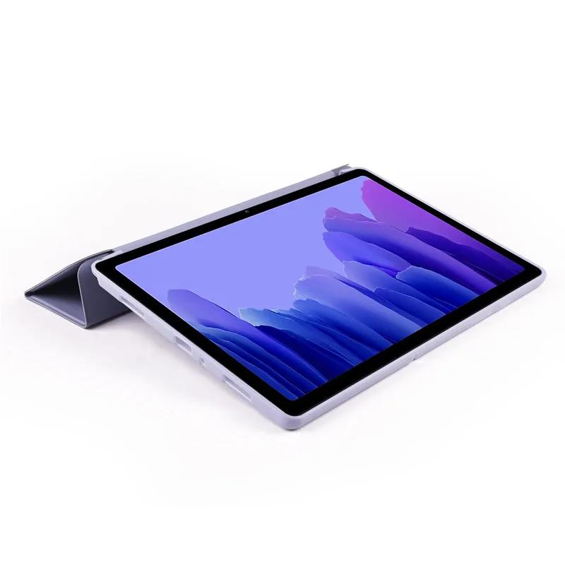 For Galaxy Tab A7 SM T500 Case Folding Stand Magnetic Soft Silicone ...