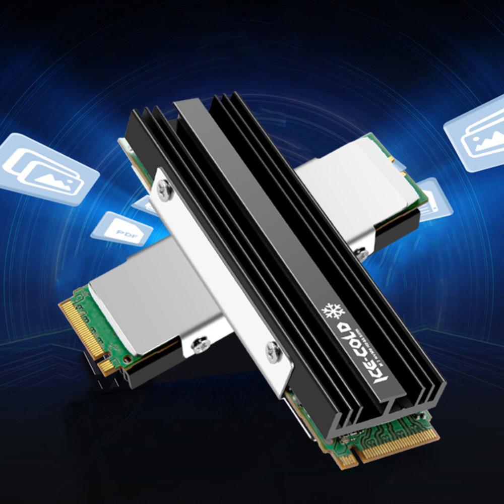 M.2 NGFF NVME 2280 SSD Heatsink Aluminum Alloy Solid State Disk Drive ...