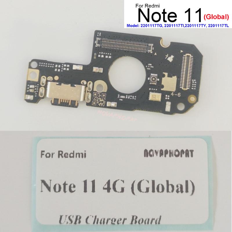 Novaphopat For Redmi Note 11 4G 21121119SC Global USB Dock Charger Port ...