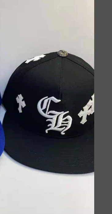 Chrome Heartsˉ Hat Sanskrit patch บล็อคสีสไตล์หมวกแก๊ปทรงแหลม | Lazada ...