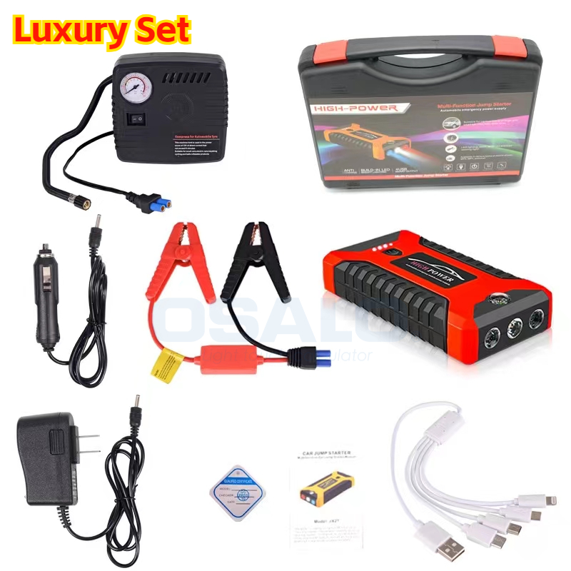 99800mAh Car Power Bank High Power Multi-function Car Jump Starter ...