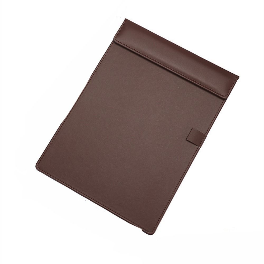 Fashion PU Paper Folder A4 Magnetic Clipboard Folder Pen Holder ...