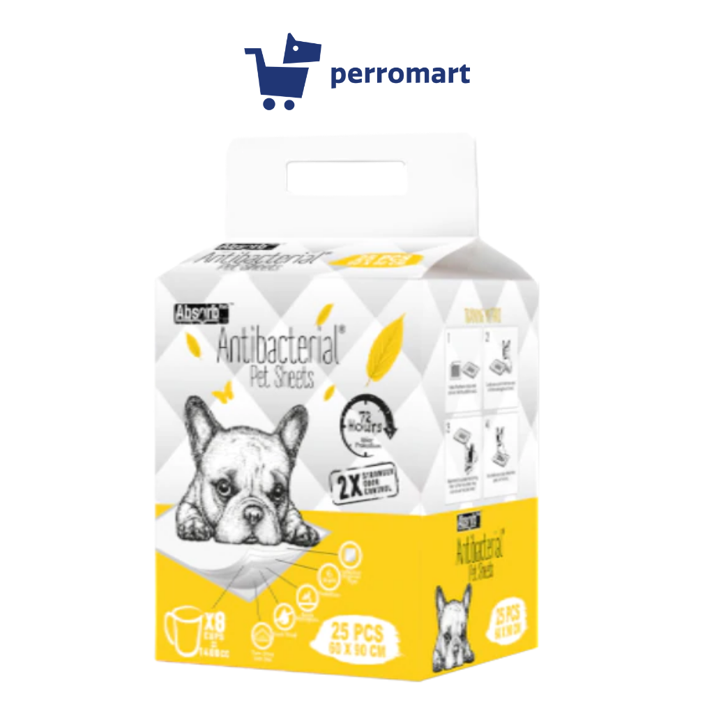 Absorb Plus Anti Bacterial Pet Sheets for Pets [3 Sizes] | Absorbent ...