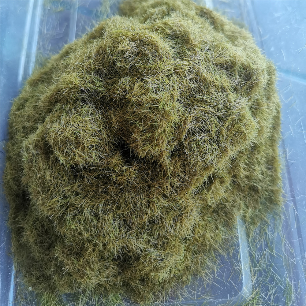 5mm Static Turf Nylon Flock Powder For Railway Artificial Terrain Lawn ...