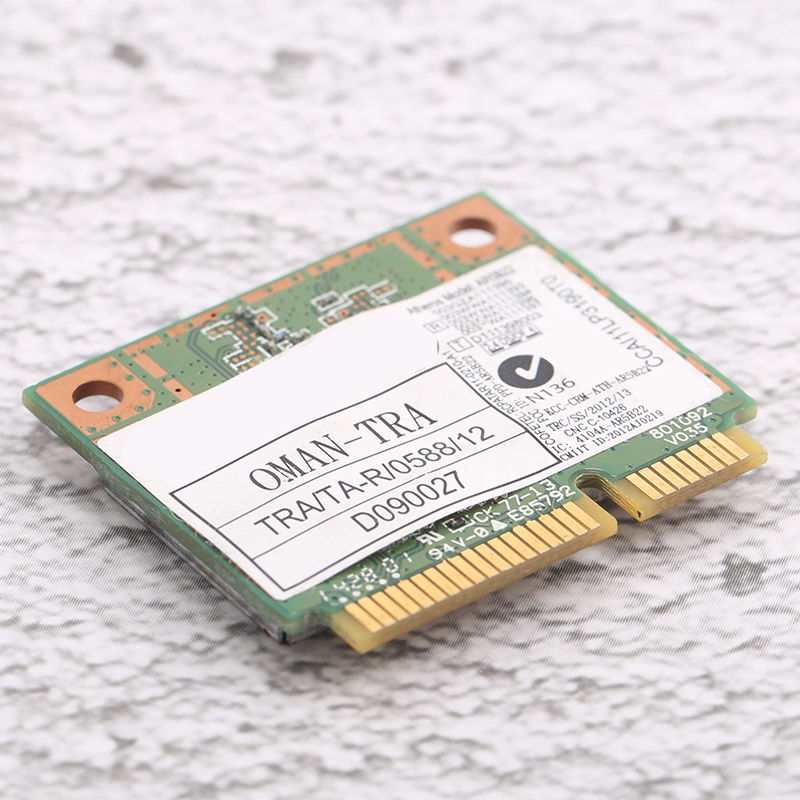 AR9462 AR5B22 WB222 Half Mini PCIe 300Mbps+Bluetooth4.0 WLAN Wifi ...