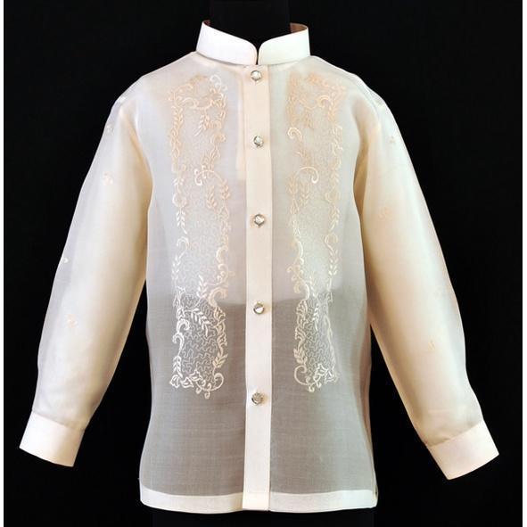SLT BARONG TAGALOG National Attire Costume Polo Barong for Men ...