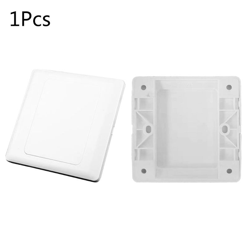 【LuxeGlow】Electric Wall Switch Socket Blank Cover Panel Whiteboard ABS ...