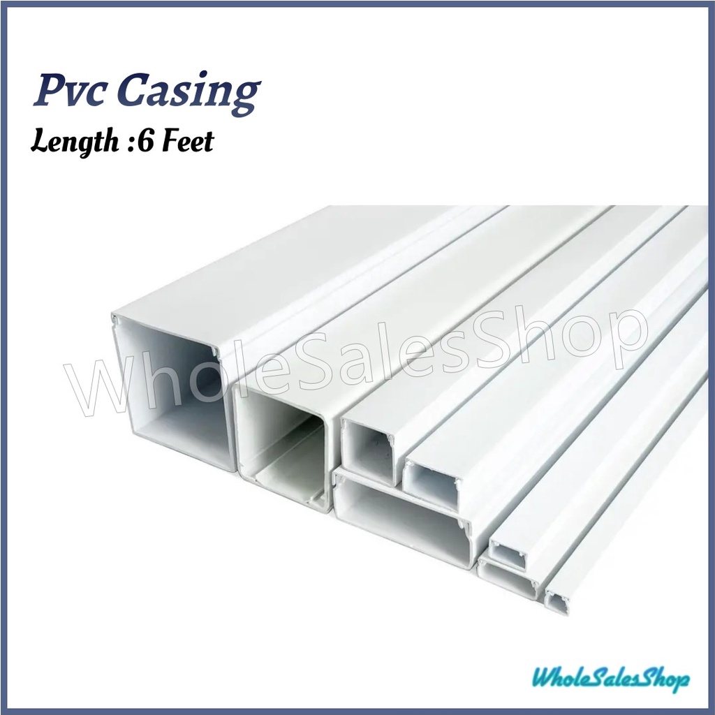 [1pcs] 6 Ft Pvc Wiring Casing / Electrical Casing / Trunking Wire ...