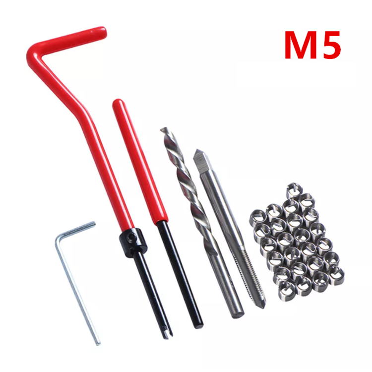30Pcs M5/M6/M8/เครื่องมือซ่อมชุดสำหรับคืนเส้นที่เสียหาย Spanner ประแจ ...