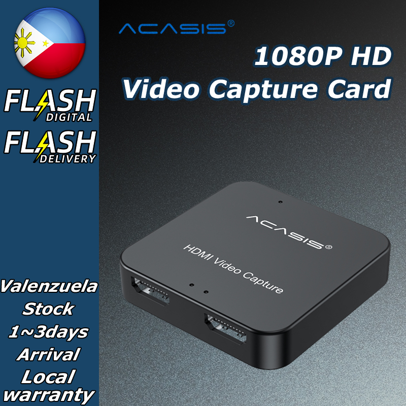 ACASIS HDMI to USB3.0 HD Video Capture Card HDMI Input to HDMI Output ...