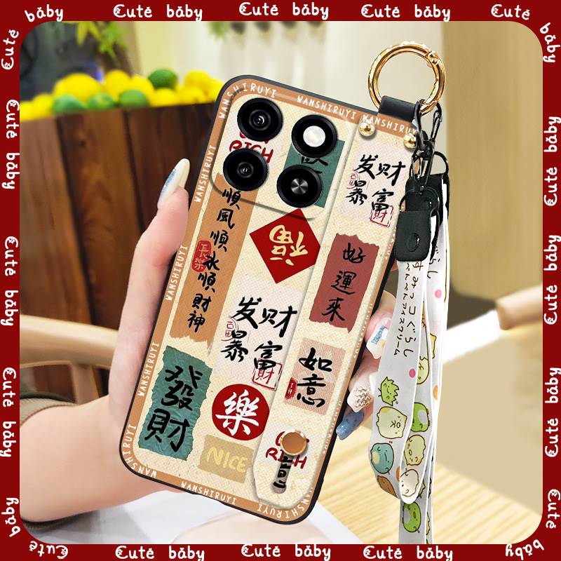 Phone Holder Soft case Phone Case For ZTE Blade A35/A55 Durable Cartoon ...