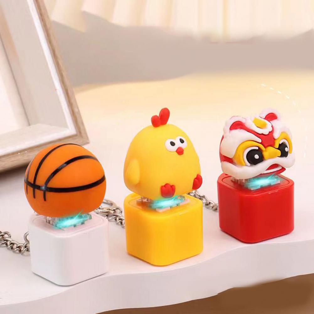 【VNOX Jewelry Store】Keyboard Stress Toy Wooden Duck Basketball Lion ...