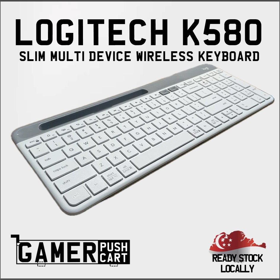 Logitech K580 Slim Multi-Device Wireless Keyboard | Lazada Singapore