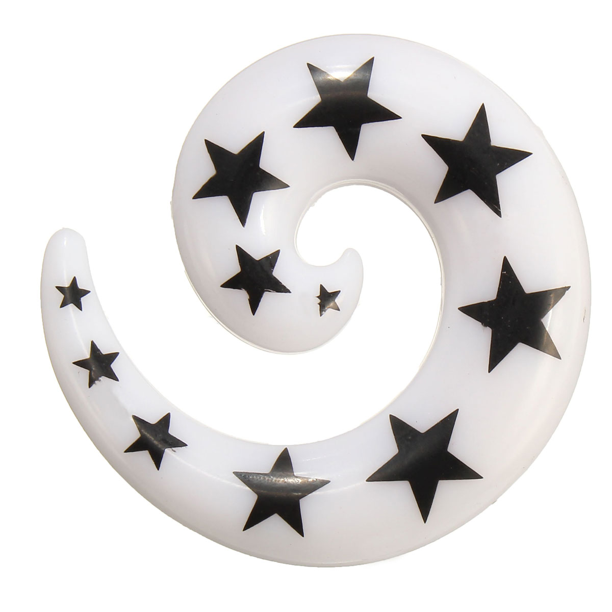 Spiral BUBBLEGUM Acrylic Ear Taper Stretchers Expanders Kit Tapers ...