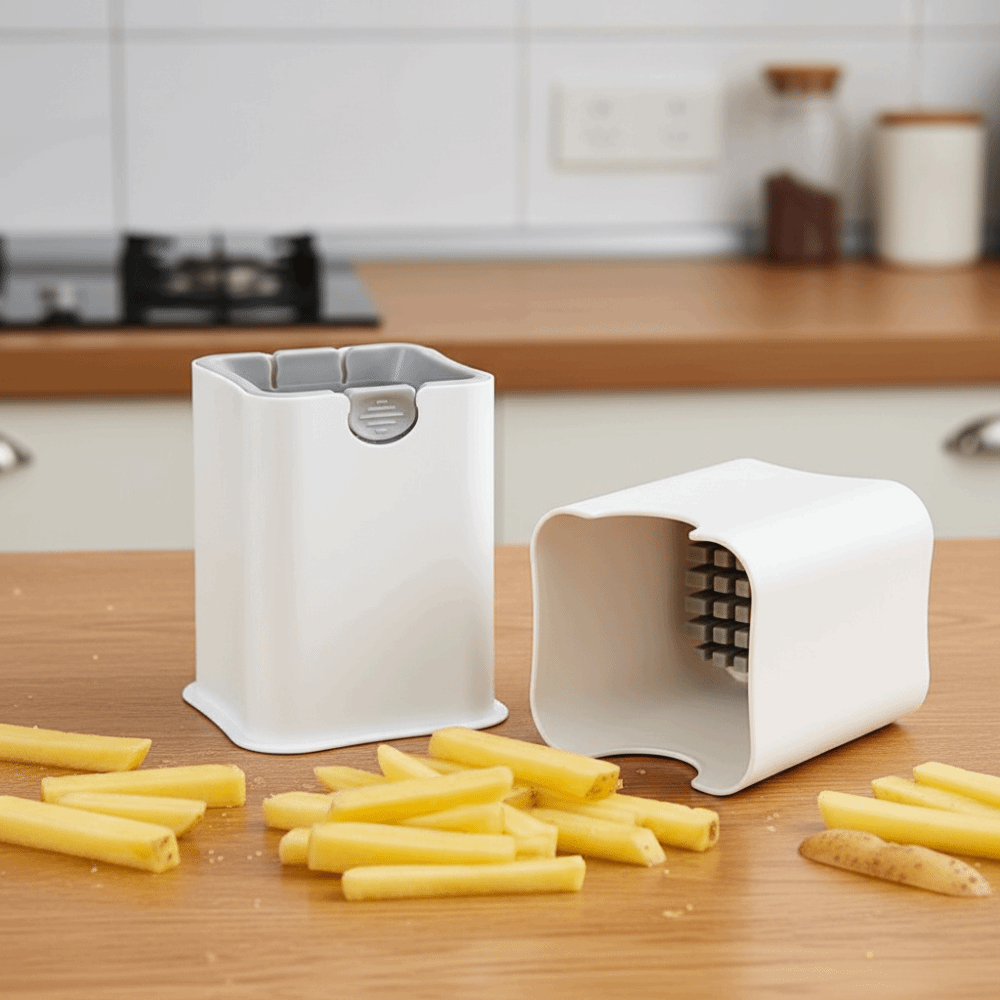 Kitchen Gadget Quick Cut French Fry Cutter Hand Press Effort-saving ...