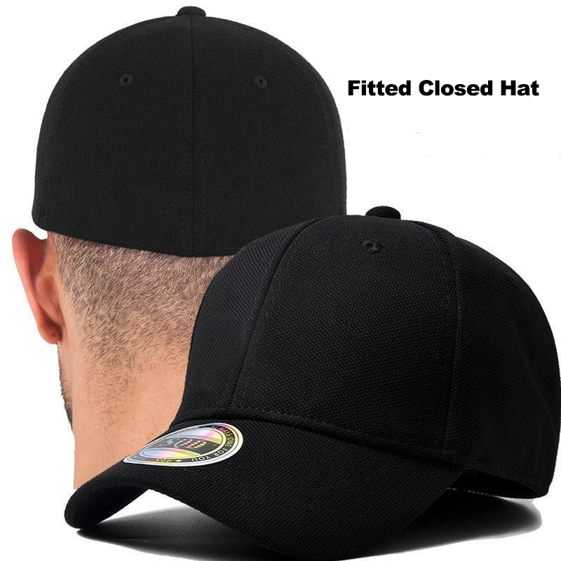 【Wildfolk Studio】Custom Logo Stretch Men Woman Fitted Closed Baseball ...