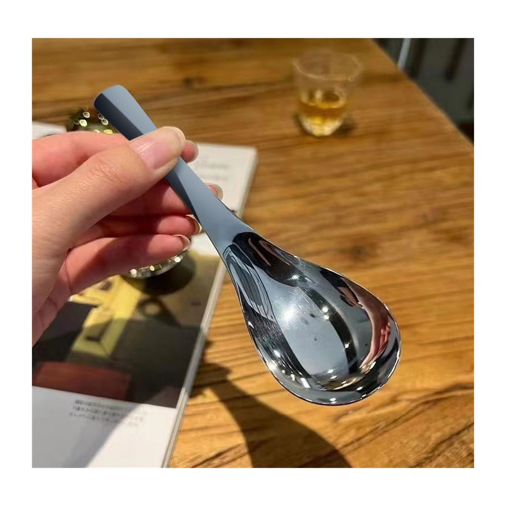 High-value Stainless Steel Spoon Thickened Adult Household Soup Spoon ...