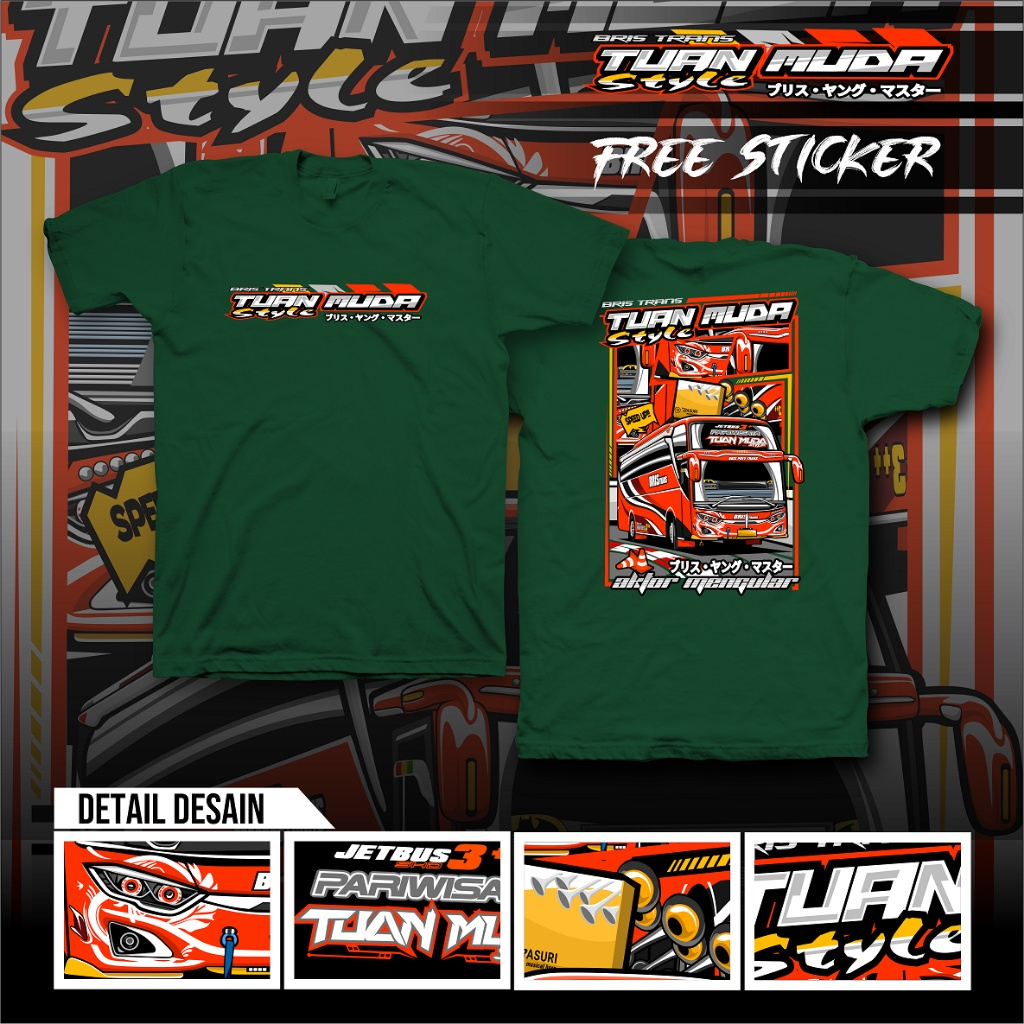 Kaos Baju Bus Bis Mania Bismania BRIS TRANS Pariwisata Jetbus Adiputro ...