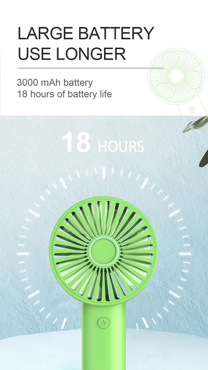 ASPOR A701 Rechargeable Fan Portable Eternal Classics Mini Stand Fan ...