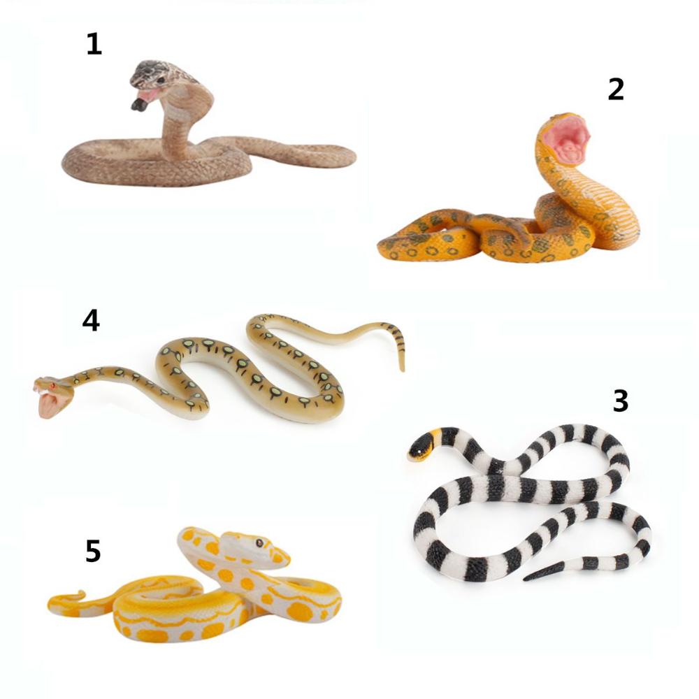 Realistic Mischief Scared Halloween Animal Model Snake Simulation Snake ...