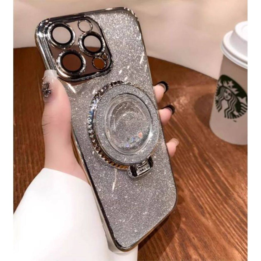 New Phone case iphone 17 Pro Back cover with Liquid Glitter Quicksand ...