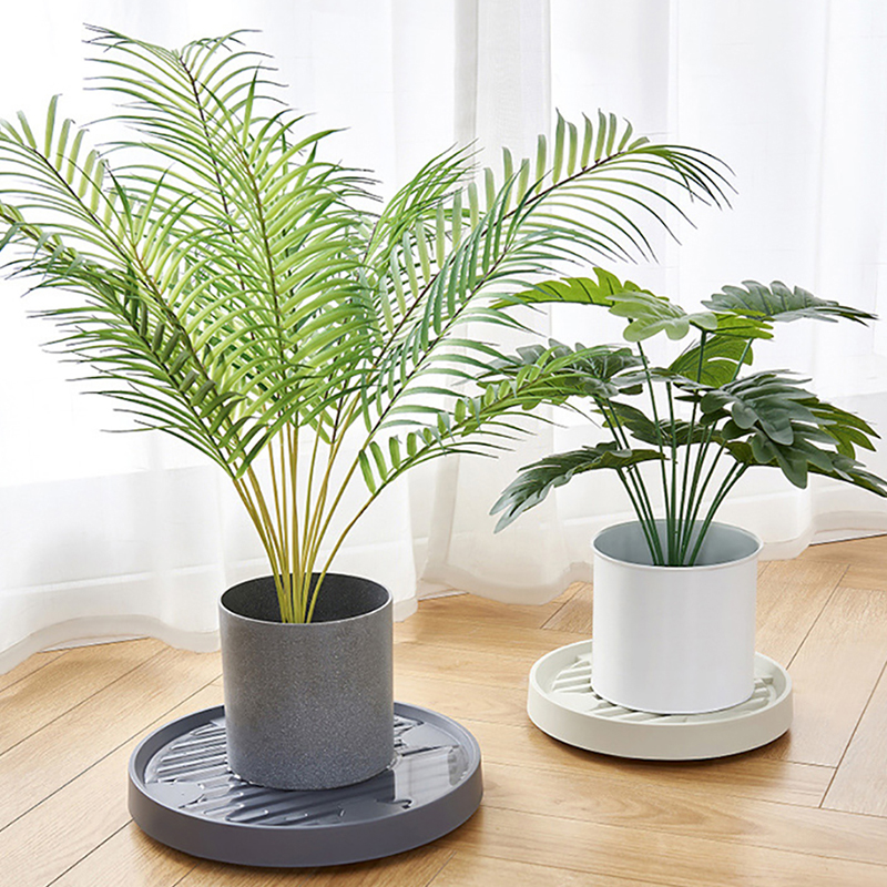 Removable Flower Pot Tray With Wheels Movable Planter Dolly Trolley ...