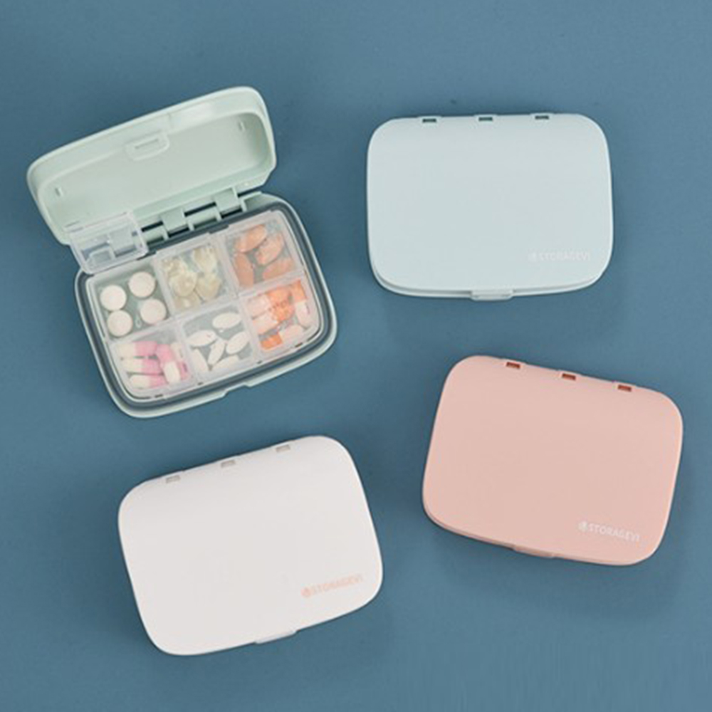 Travel Pill Box 4/6 Grid Weekly Candy Box 7 day Pill Box Pill Case ...